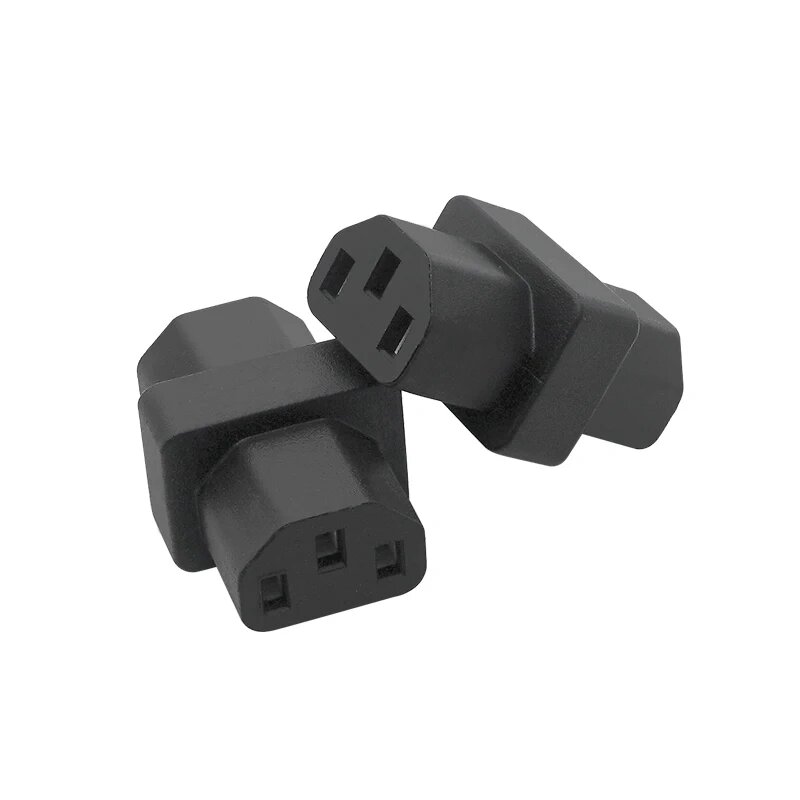 Адаптер питания IEC320 C13 в C13 черный