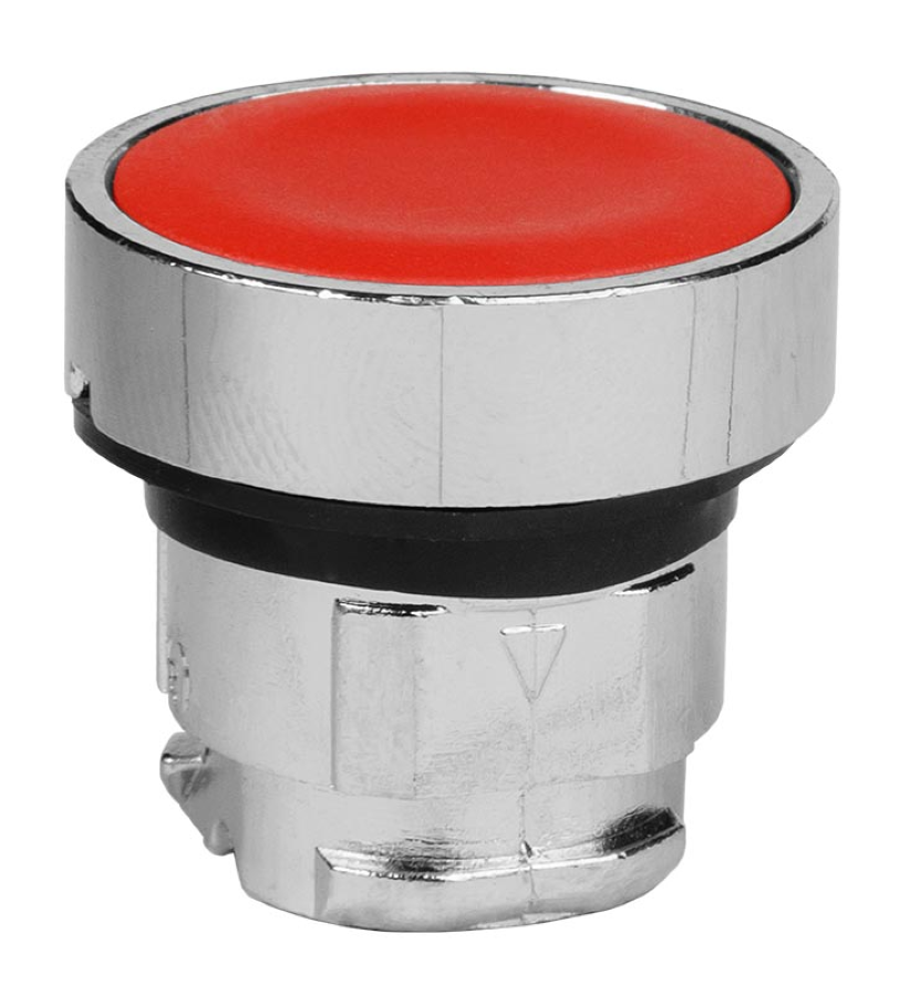 Кнопка управления КЭАЗ OptiSignal D22 A4-P-4 без фиксации металл красная, ZB4BA4, 332215 / кнопочный пост