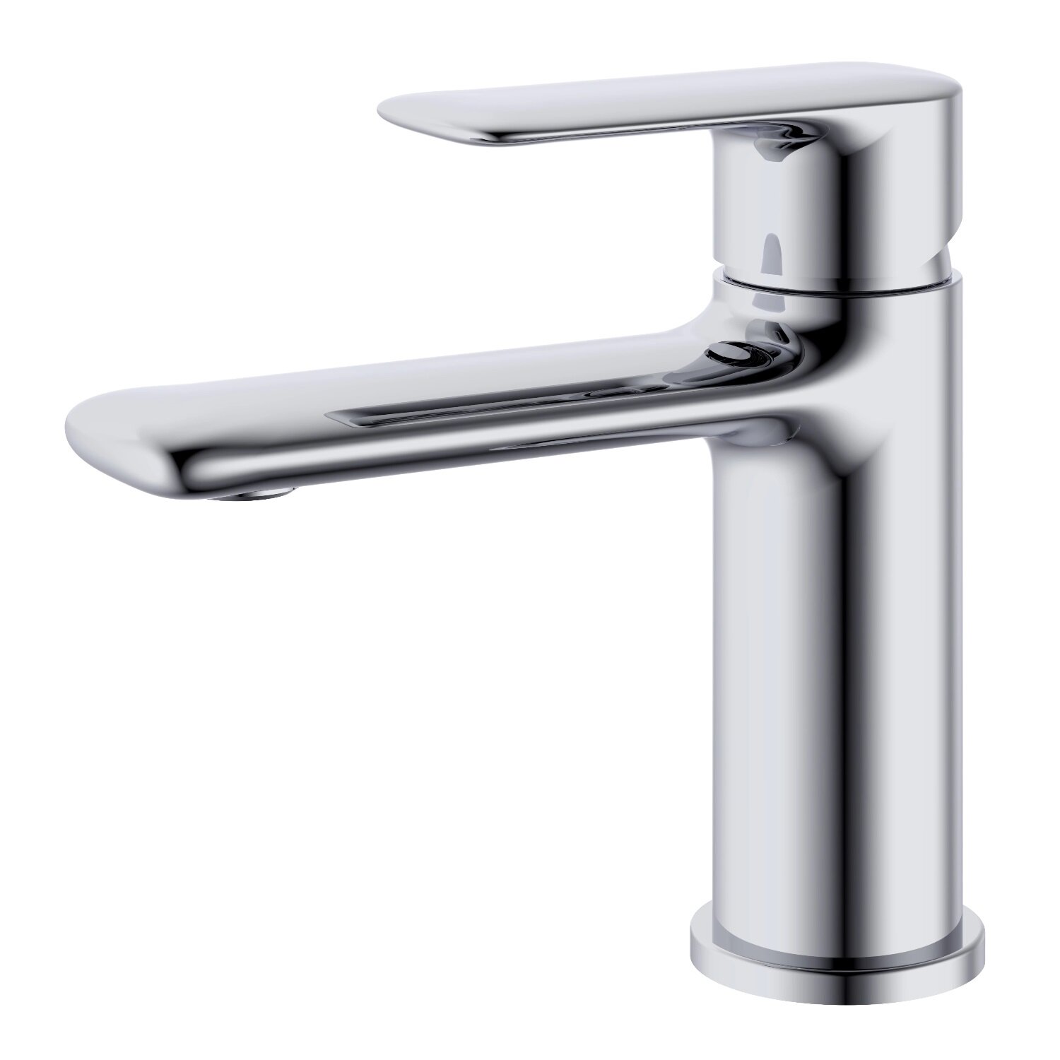 Смеситель для раковины Haiba HB10564 с монолитным изливом, хром
