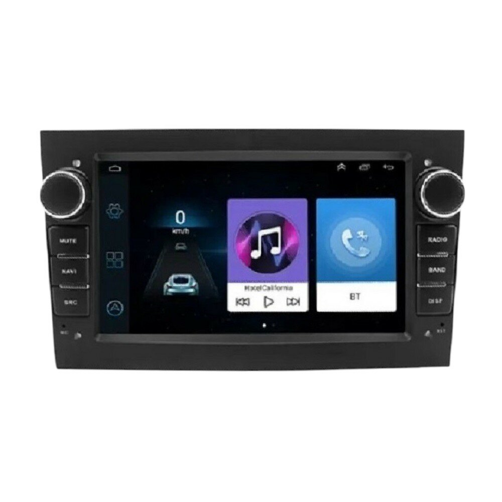 Магнитола Opel Astra H Corsa Antara Андроид (черный)