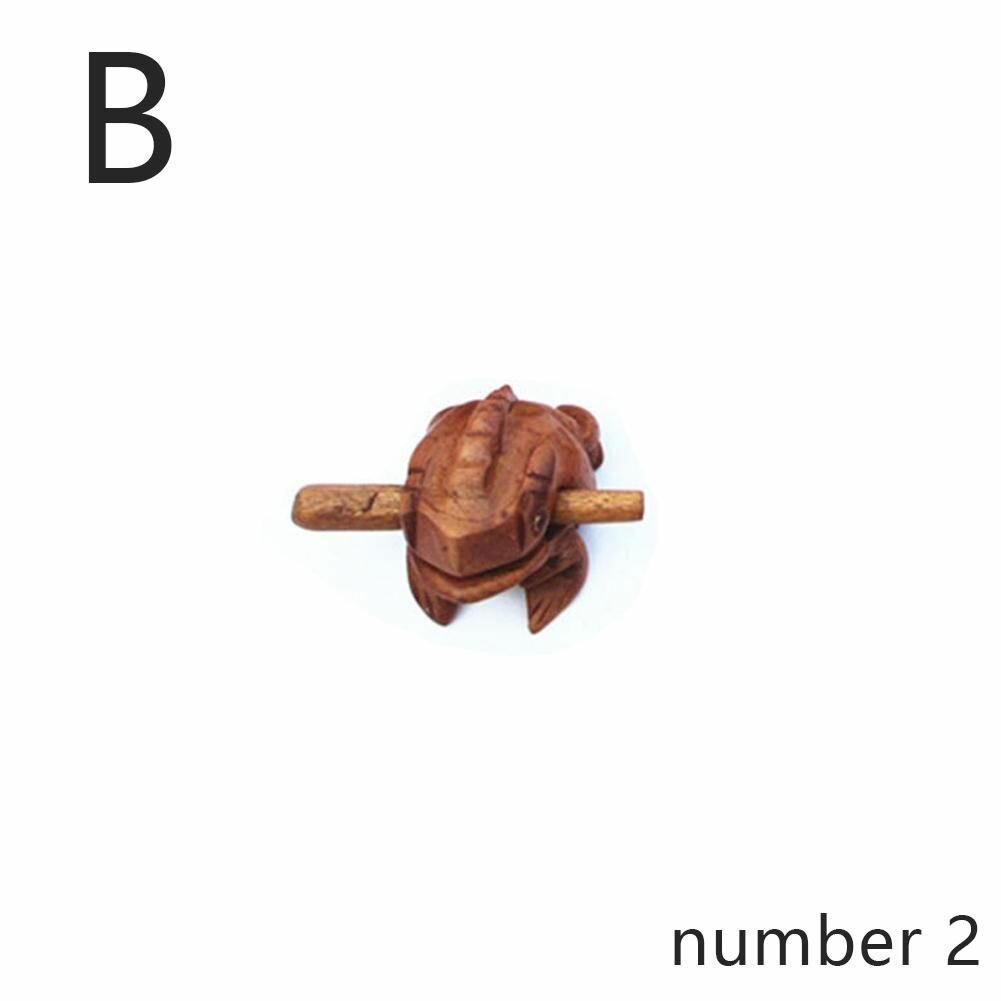 Деревянная счастливая музыкальная лягушка настольное украшение интерьера украшения