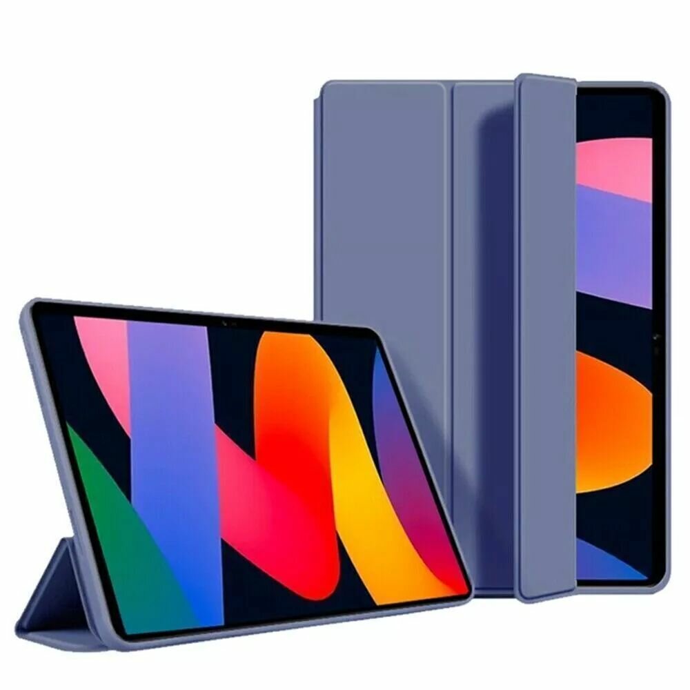 Силиконовый чехол для планшета Huawei MatePad SE 11.0 (2024) на магнитах, Сиреневый