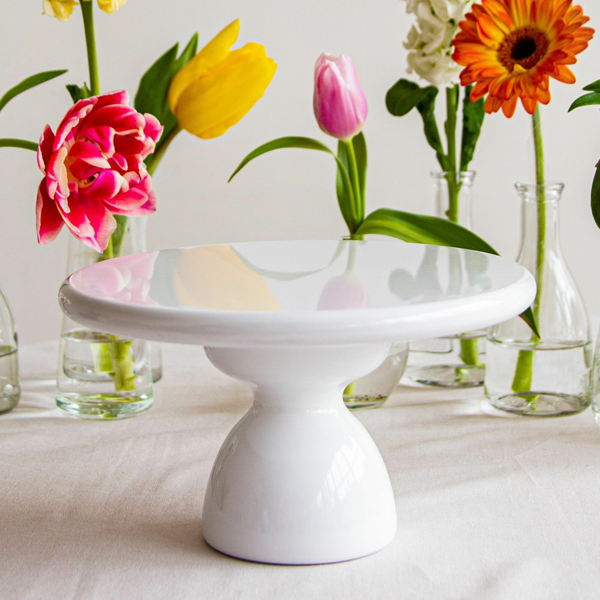 Тортовница на ножке "Керамическая"