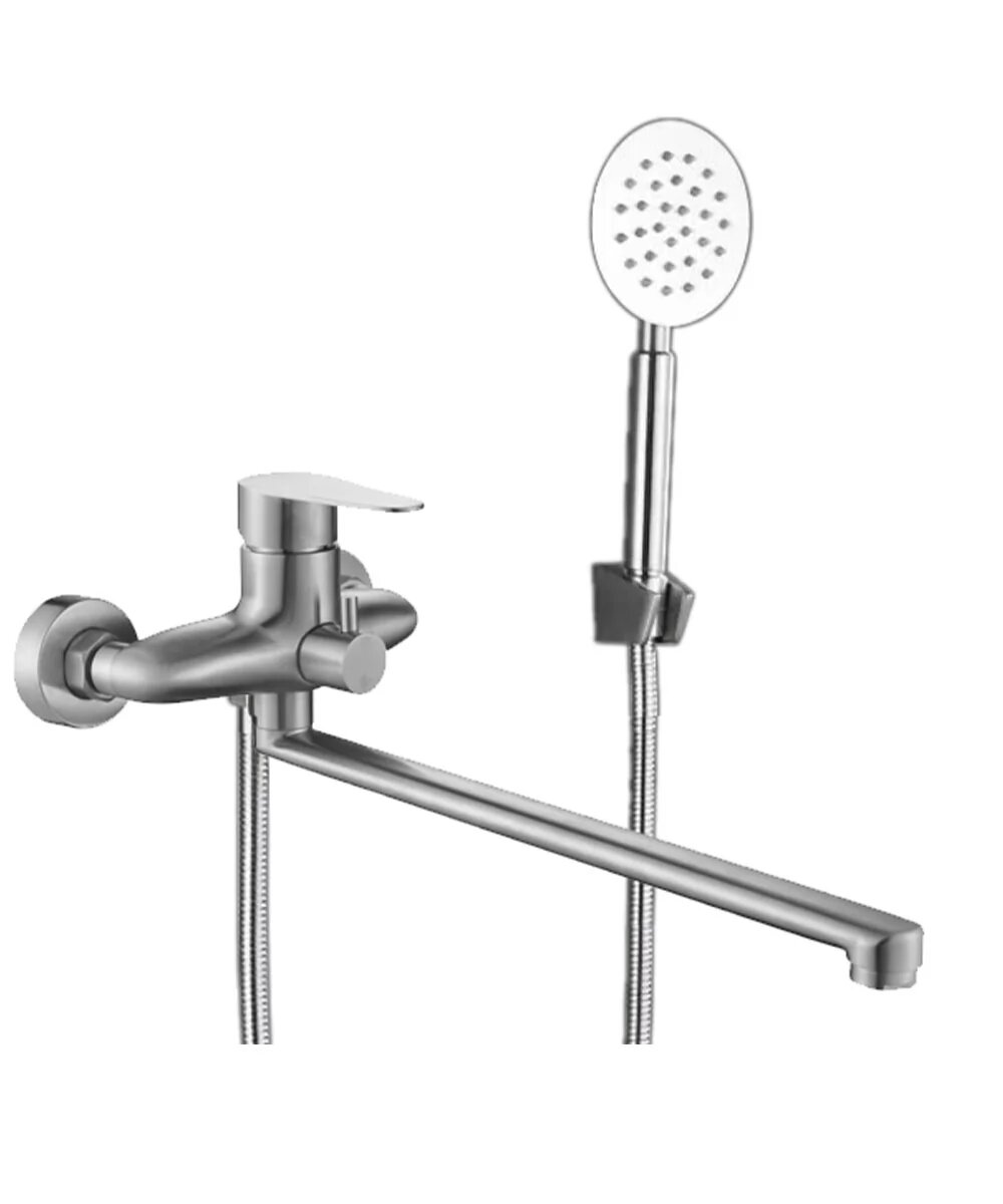 Смеситель для ванны и душа из нержавеющей стали HN22304-G цвет сатин от бренда Hansen