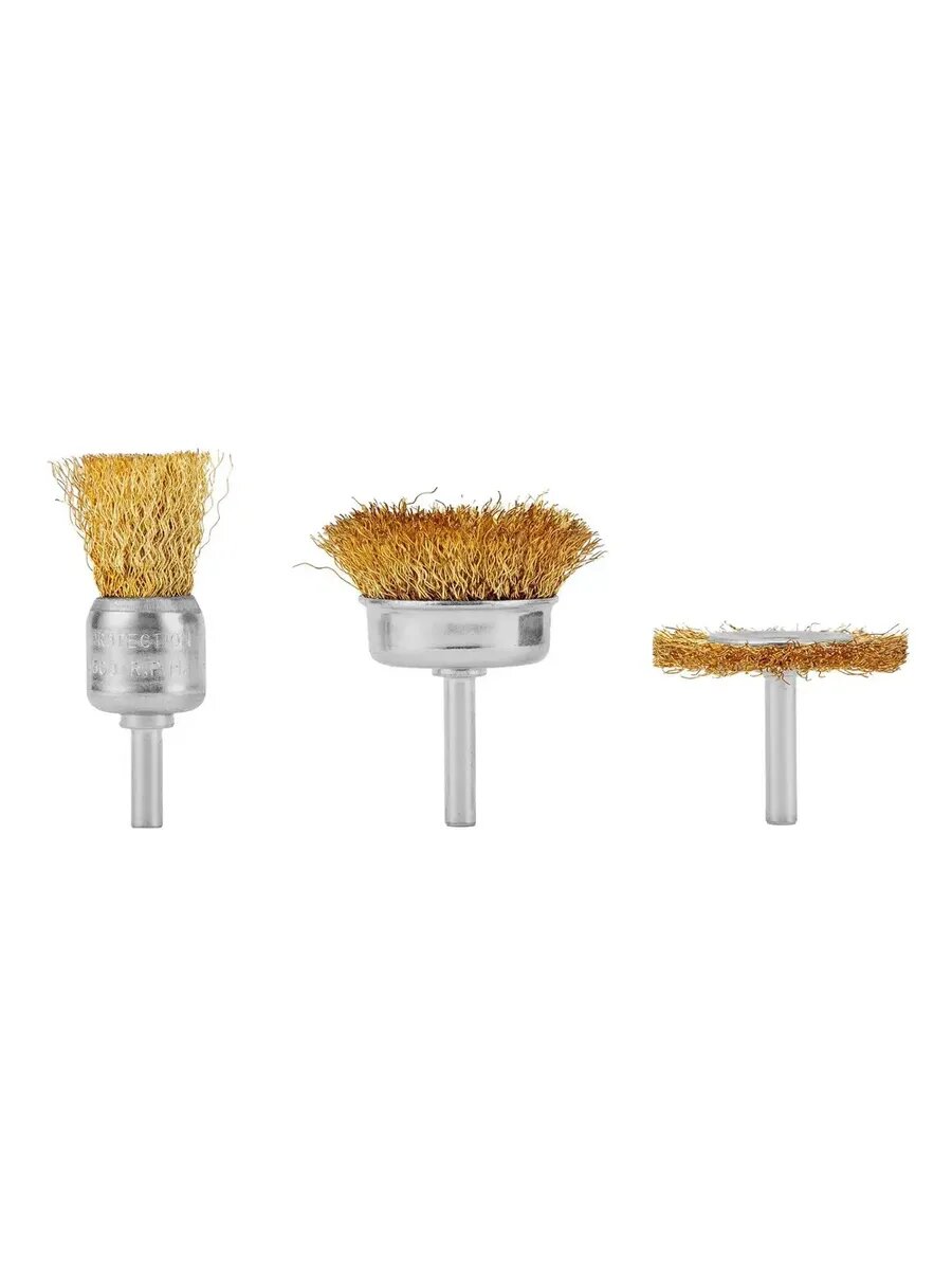 Набор щеток для дрели 3шт 74486