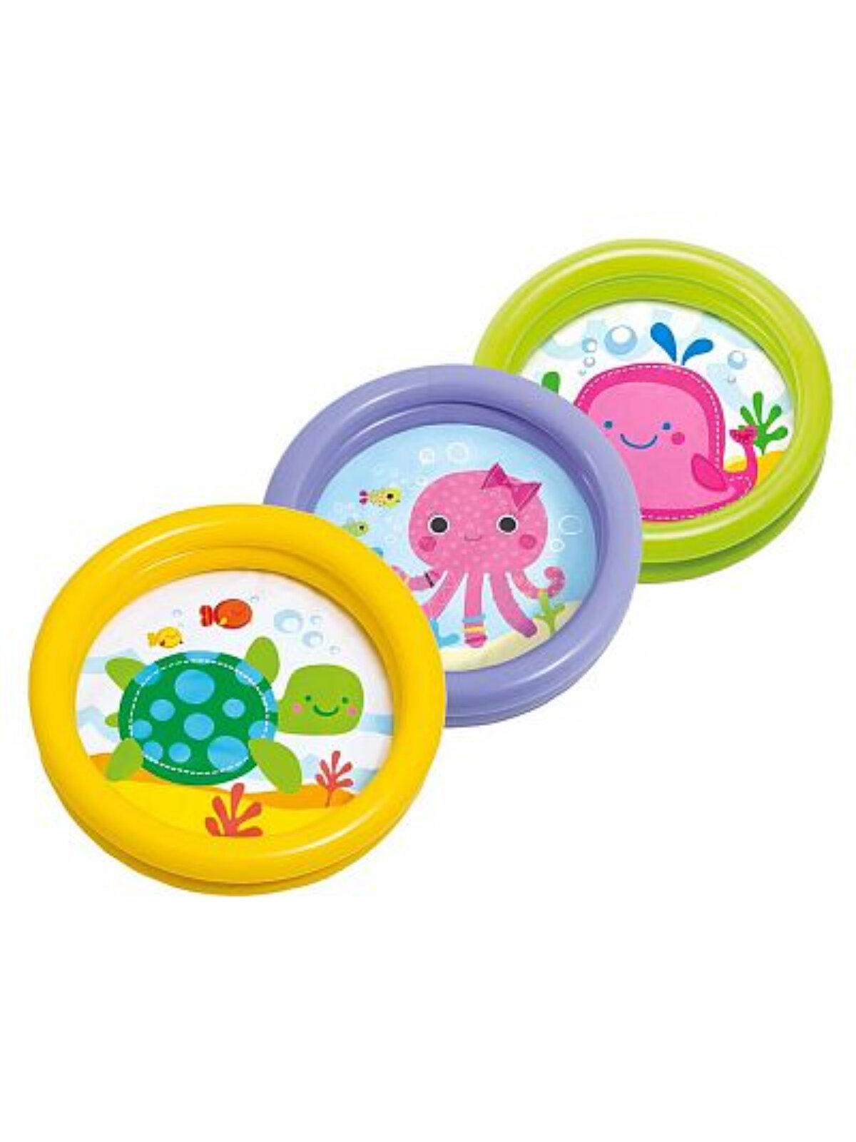 Детский надувной бассейн, 61х15см, 1-3 года, цвет в ассортименте