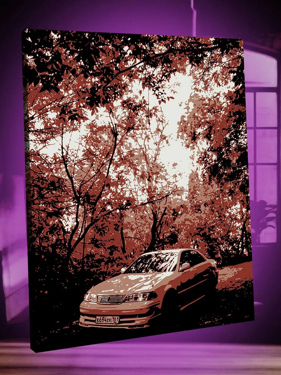 Картина по номерам Toyota Mark II