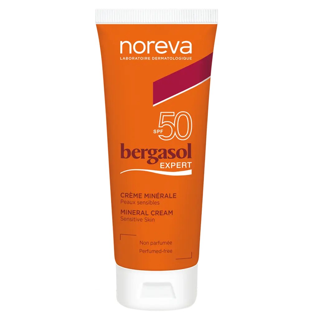 Noreva Bergasol Expert Минеральный крем для лица SPF50 40 мл 1 шт