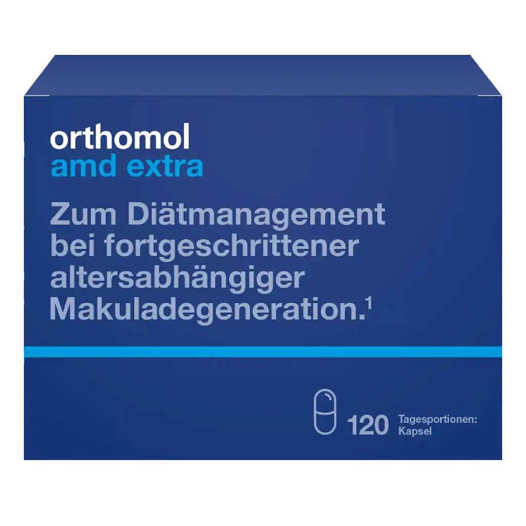 Ортомоль АМД Экстра/Orthomol АМD Extra капсулы массой 540 мг курс 120 дней 120 шт