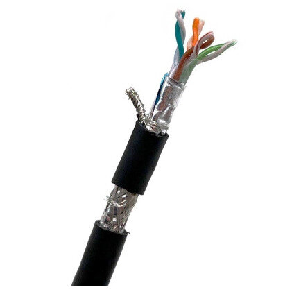 Кабель витая пара в нарезку Novacord SF/UTP 4P C5E A26P PUR, 1 м