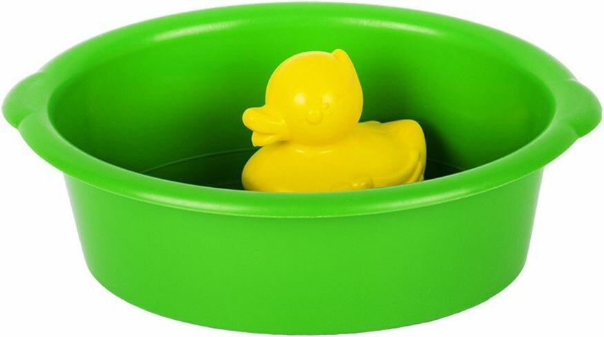 Игрушки для ванной: тазик и уточка, детский игровой набор для купания, пластиковые фигурки для игр с водой, для малышей