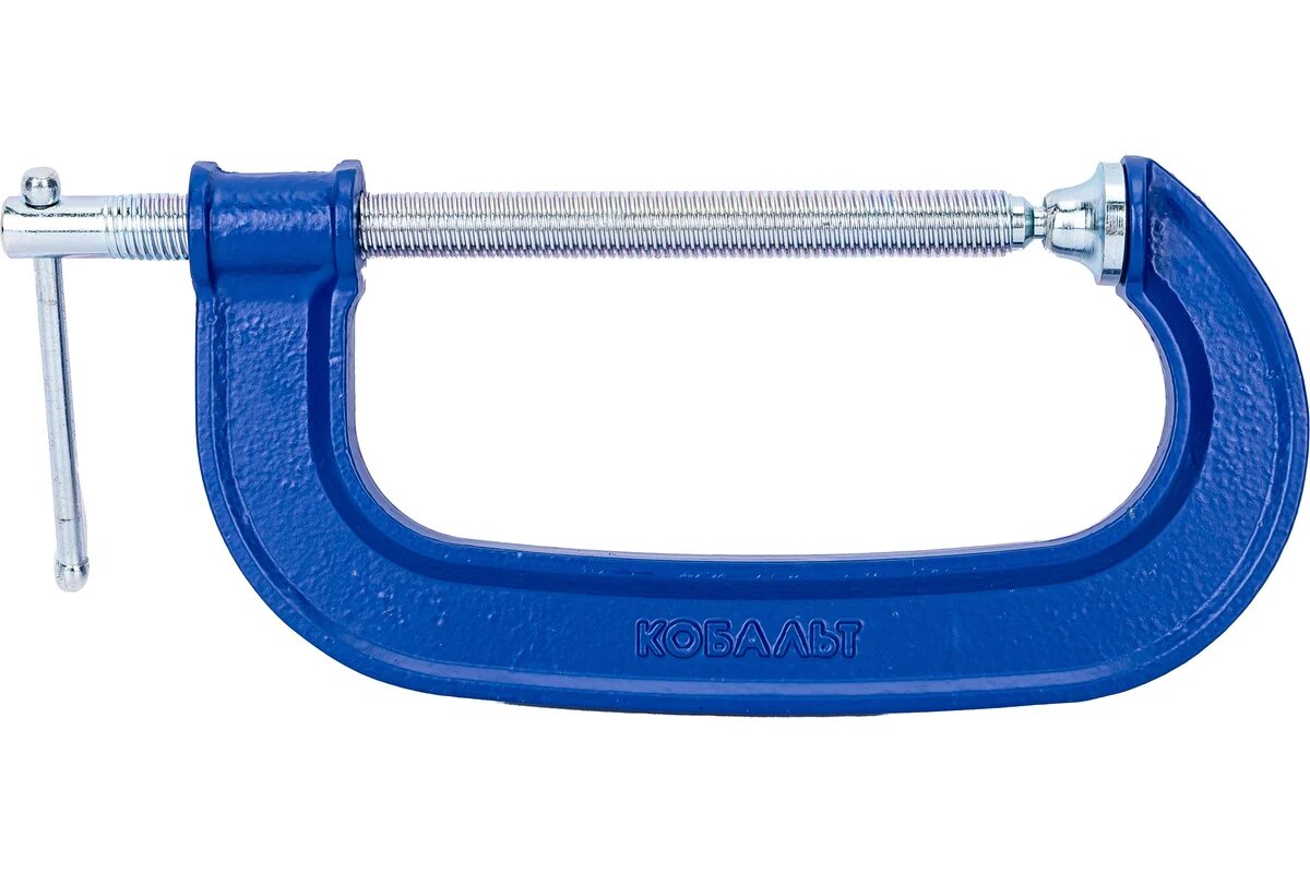 Кобальт G-образная струбцина 150мм 244-469 для фиксации деталей в сборке в мастерской