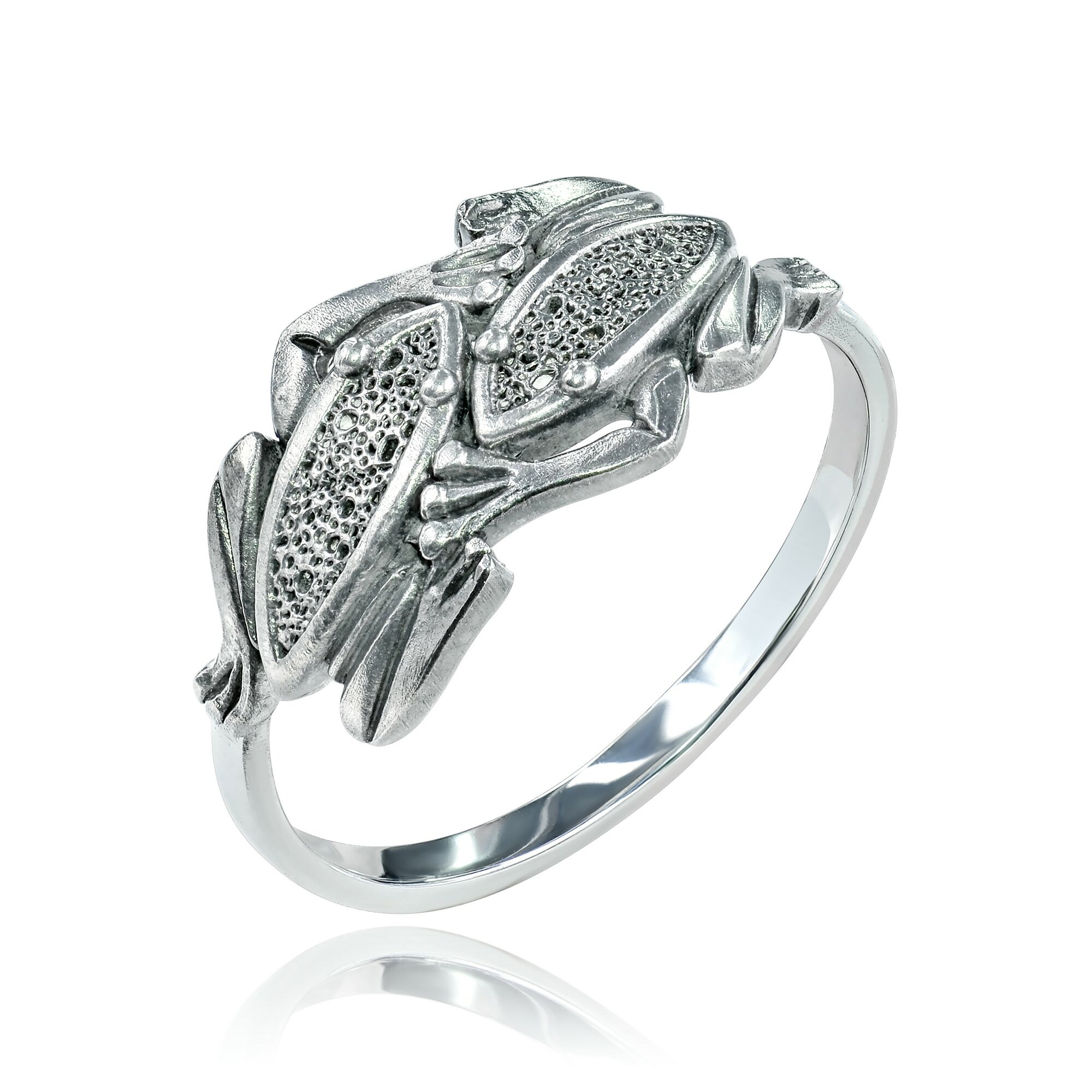 Кольцо, серебро, 925 проба