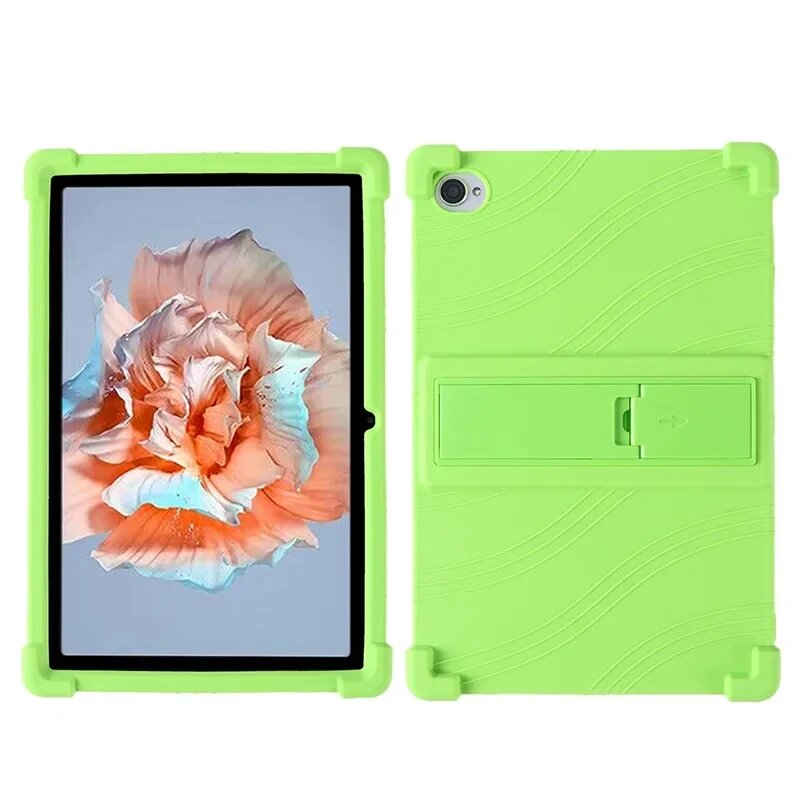 Мягкий силиконовый чехол с 4 утолщенными углами и подставкой для Blackview Tab 15 Pro, чехол 10,5 дюйма, противоударный защитный чехол для планшетного ПК
