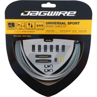 Набор рубашек и тросиков тормоза Jagwire Universal Sport Brake Kit Braided White (UCK418)