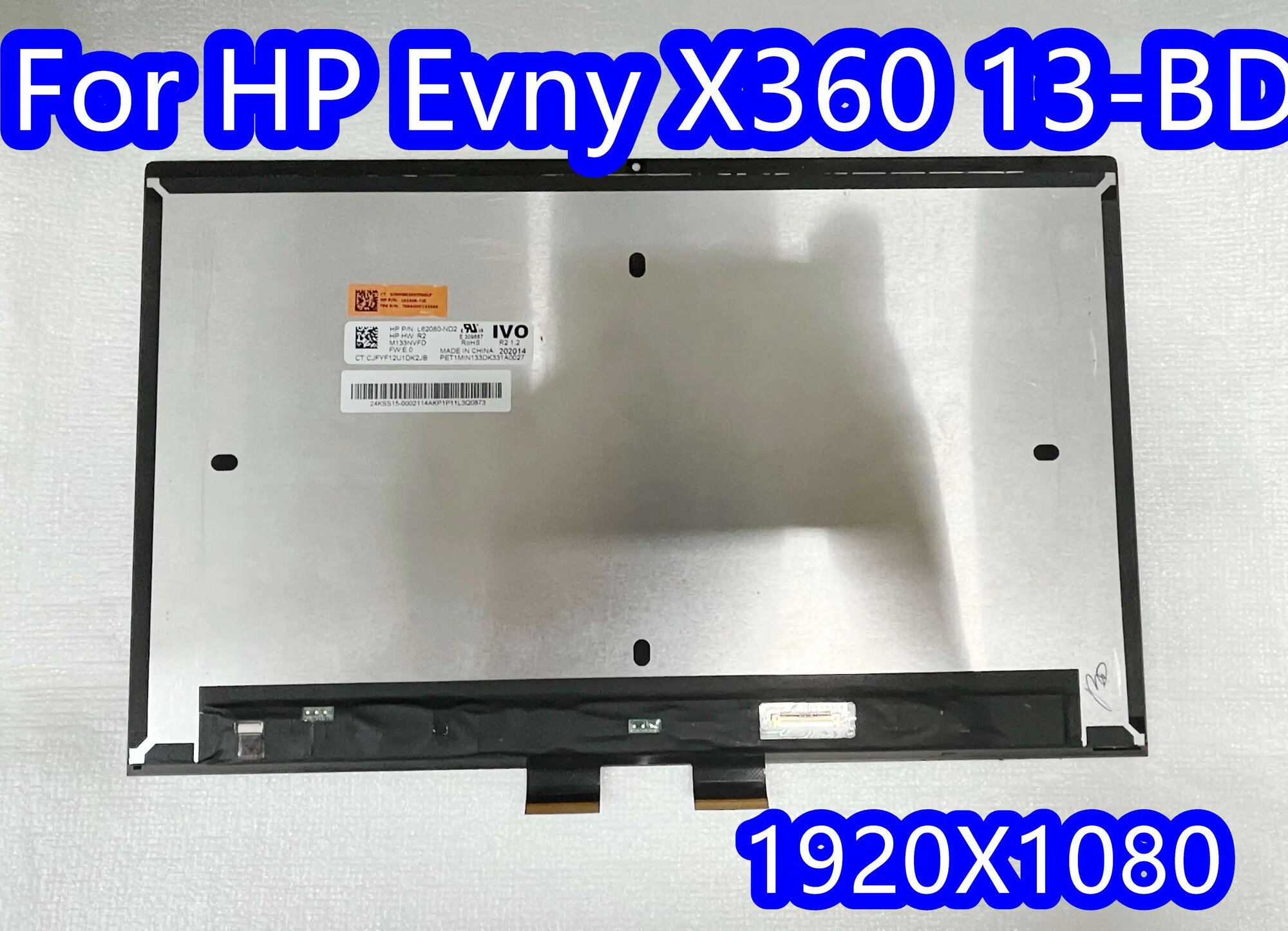 Оригинальный сенсорный ЖК-экран 13,3" для HP ENVY X360 13-BD X360 13-BDwith Frame, N133HCG-GF3
