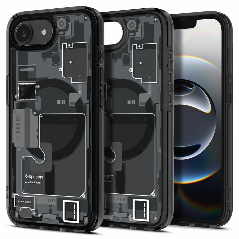 Чехол на iPhone 16e / Айфон 16е, Spigen Ultra Hybrid Magsafe, Zero one (ACS09141)