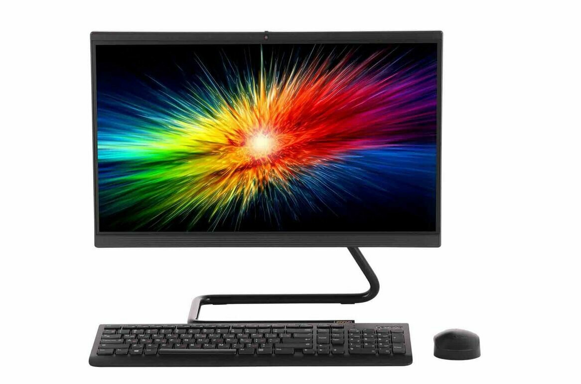 23.8" Моноблок Lenovo IdeaCentre A340-22AST (F0EQ007ARK) черный - 1920x1080, IPS, AMD A6 9225, ядра: 2 х 2.6 ГГц, 4 ГБ, HDD 1024 ГБ, AMD Radeon R4, Windows 10 Home
