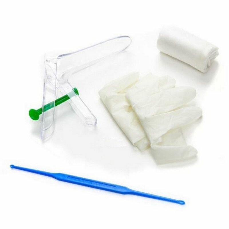 Набор гинекологический Юнона №3, размер М, с ложкой Фолькмана, 60 наборов/уп.