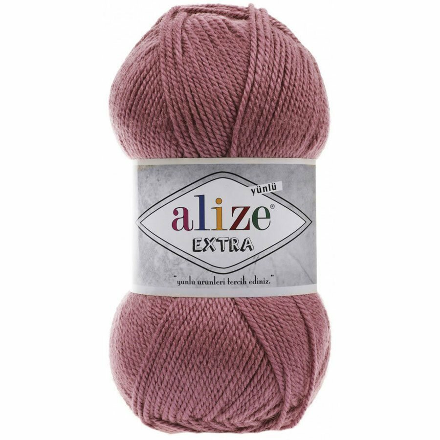 Пряжа Alize EXTRA 28 сухая роза (5 мотков)