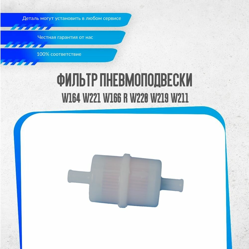 Фильтр пневмоподвески W164 W221 W166 R253 W220 W219 W211