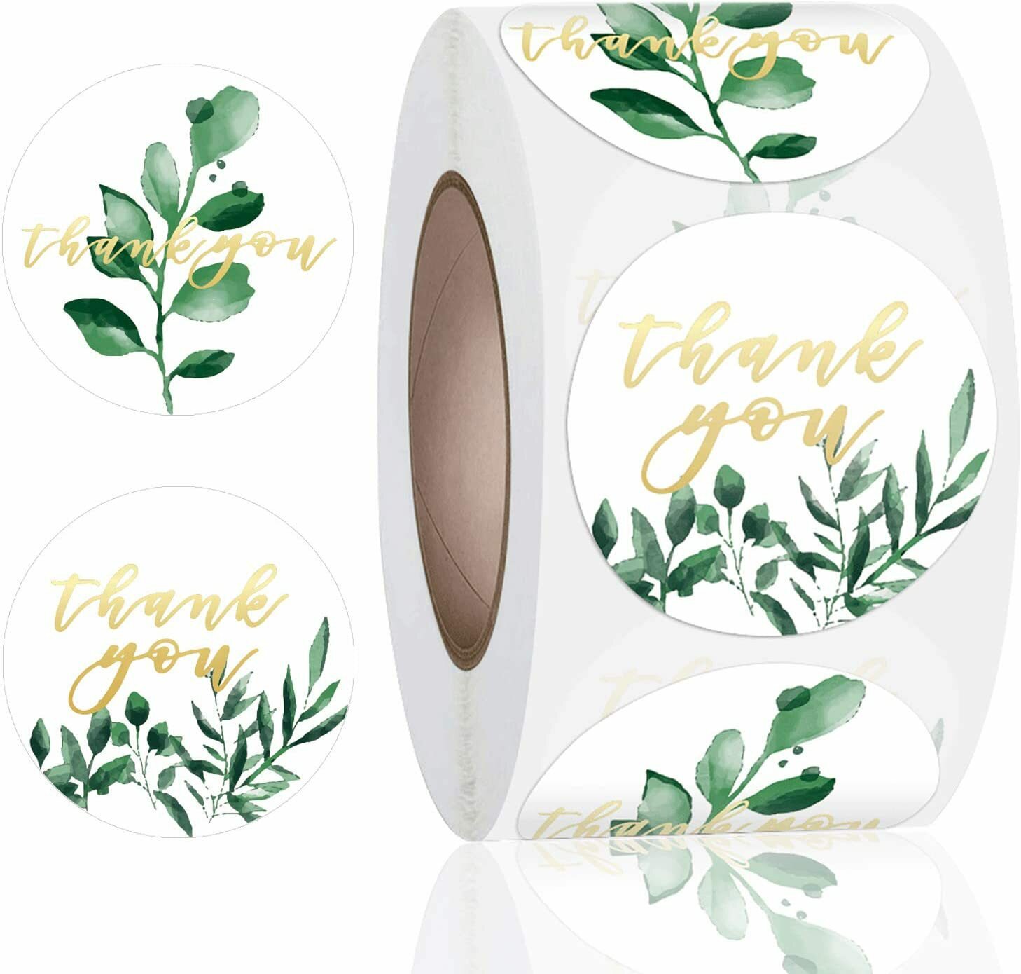 Наклейки Amazon Hot Style Roll Thank You J212, самоклеящиеся, декоративные, 500 шт