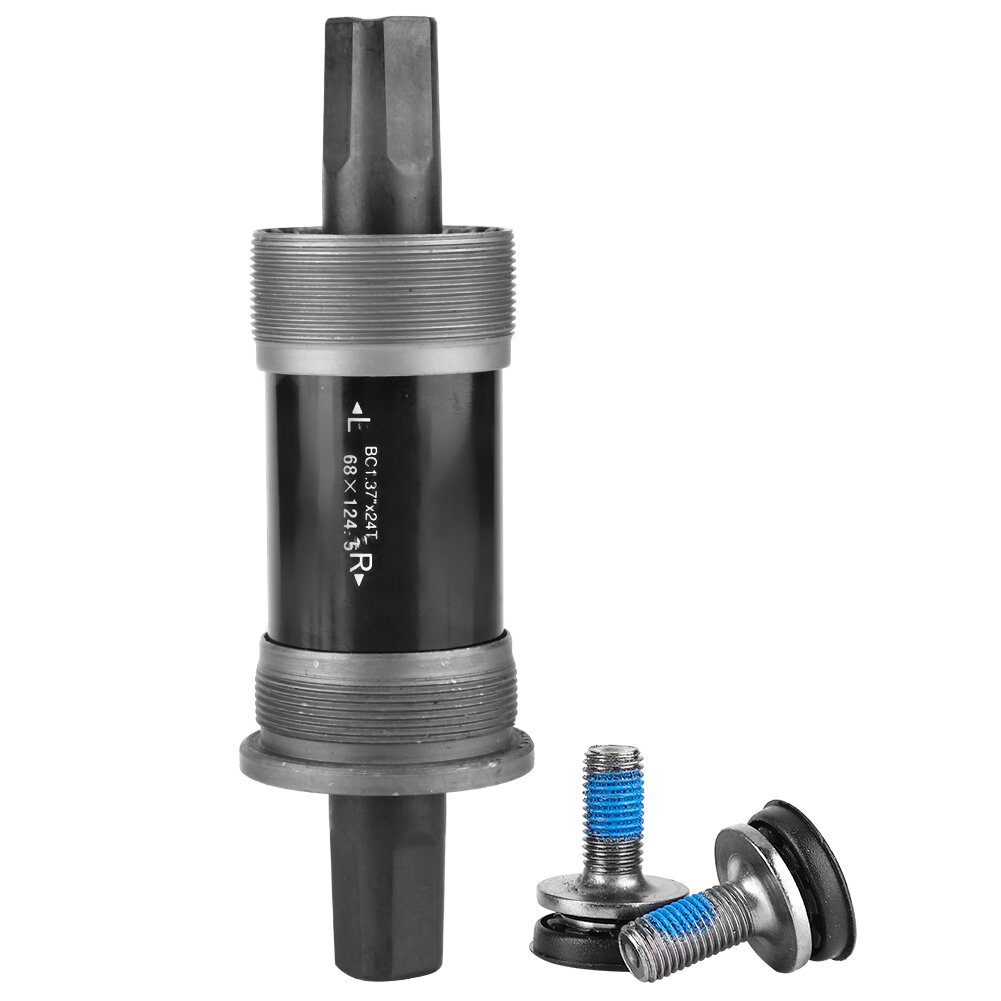 68x124,5 мм квадратный конический нижний кронштейн для велосипеда, детали для велосипеда, ось с квадратным отверстием для кривошипа конического шпинделя, совместима с различными рамами велосипеда