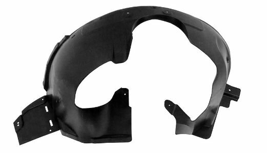 Подкрылок Zekkert, для Volkswagen Polo 2009 - 2020, передний, левый, черный, пластик