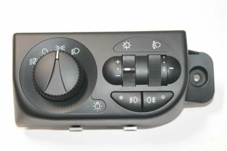 Блок управления светом (модуль светотехники) с кнопкой включения ПТФ для Лада Приора 2 (комплектация Люкс)