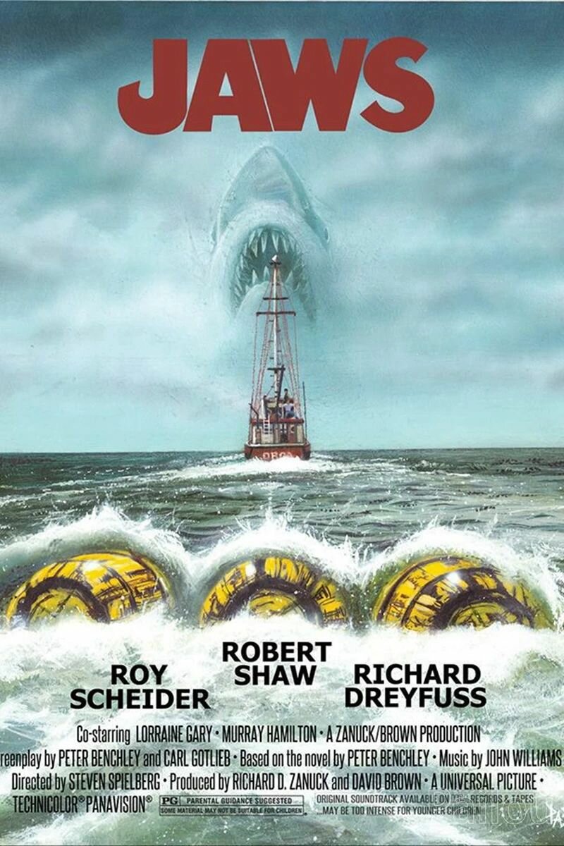 Алмазная картина "Большая белая акула" алмазная огранка 40х50 см,40X50CM, белый