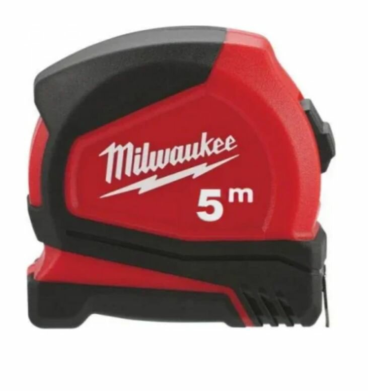 Рулетка Milwaukee Pro, 5 м, 19 мм, усиленная клипса, яркий шрифт