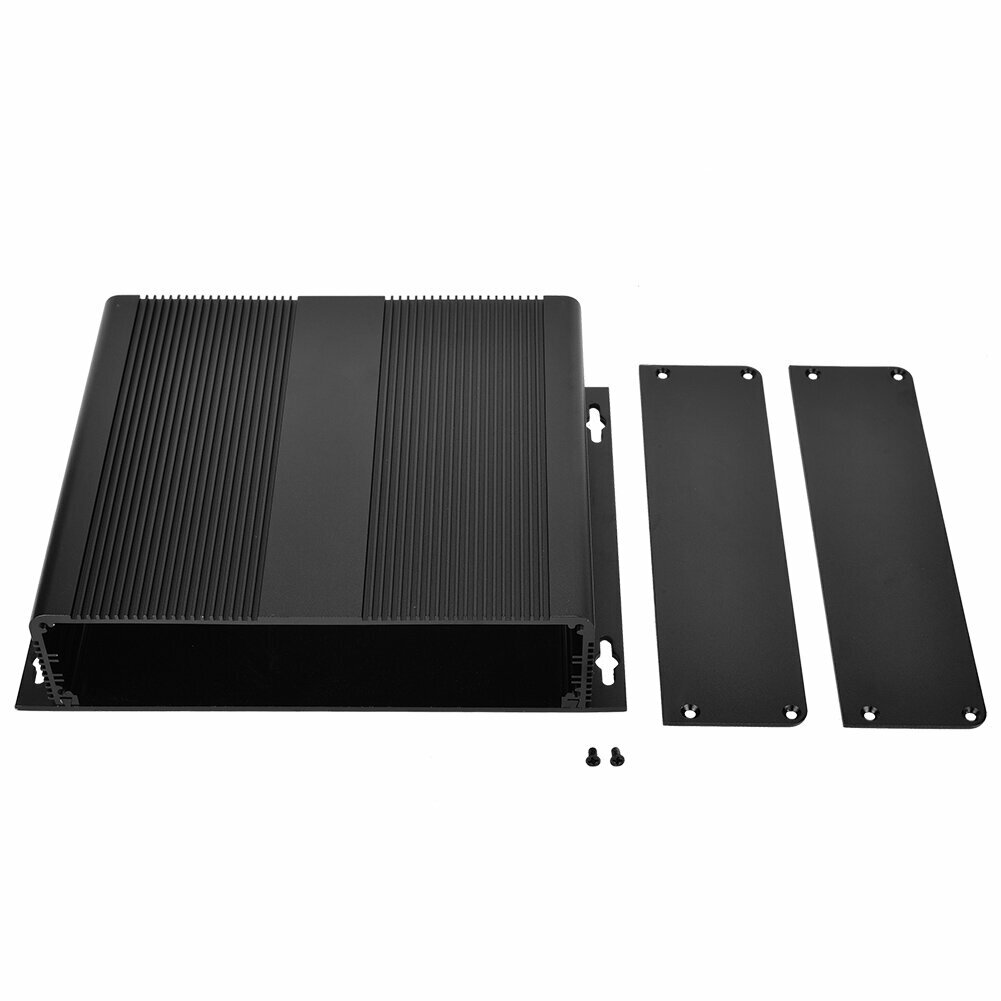 Корпус для электроники из алюминиевого сплава, коробка для проекта, защитный чехол для печатной платы, 48 x 204 x 160 мм