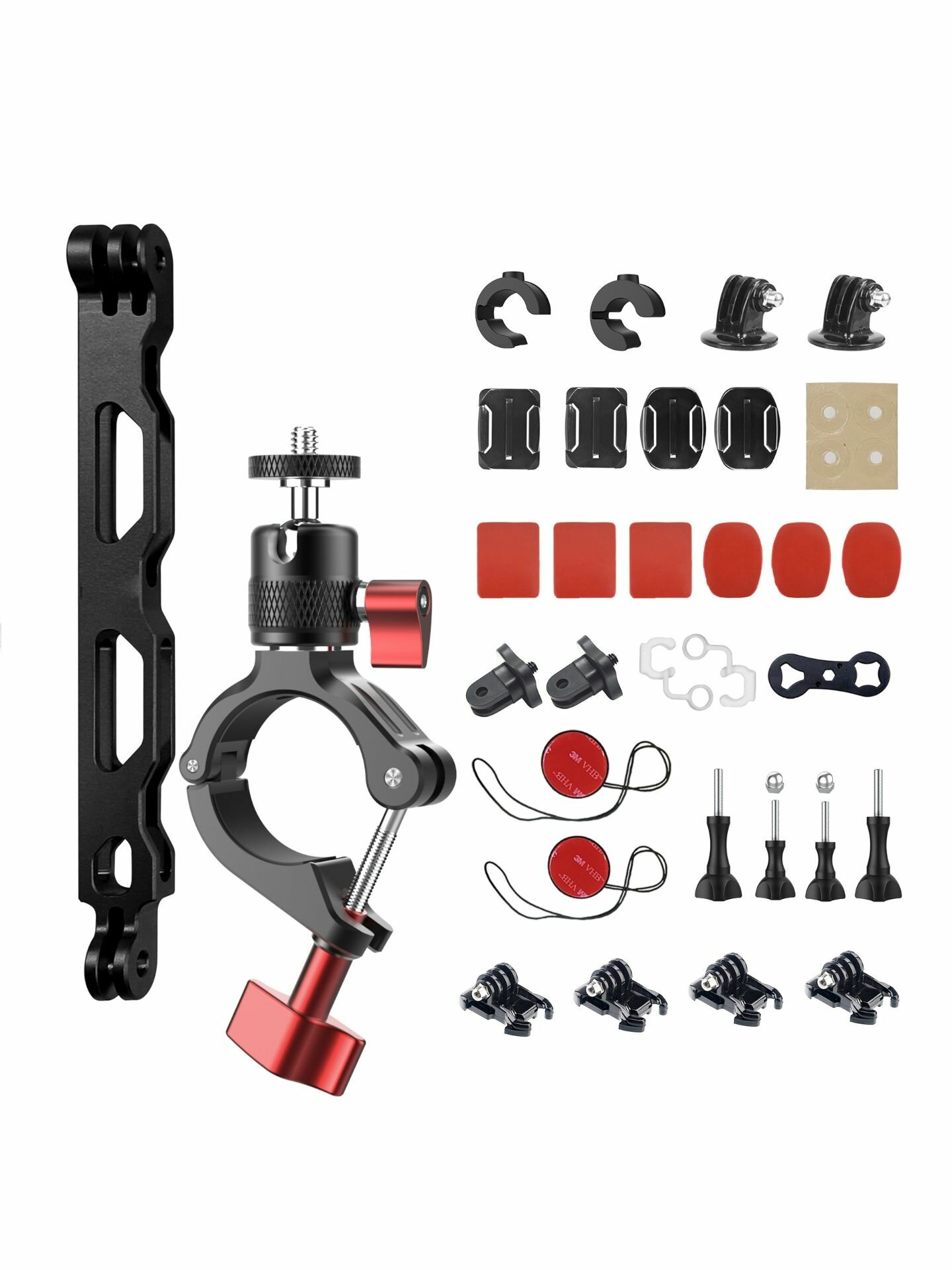 Набор аксессуаров для спортивной камеры, mountain dog gopro camera велосипед мотоцикл для верховой езды selfie stand set