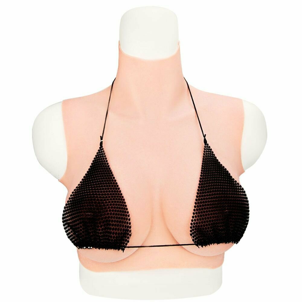 Накладная грудь , имитация женской груди из силикона, чашка D