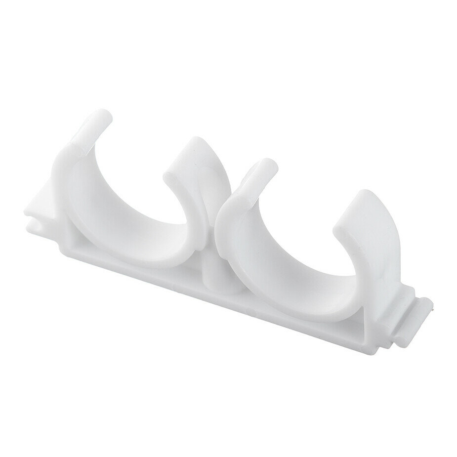 Фиксатор 32 мм для полипропиленовых труб двойной (20 шт.)