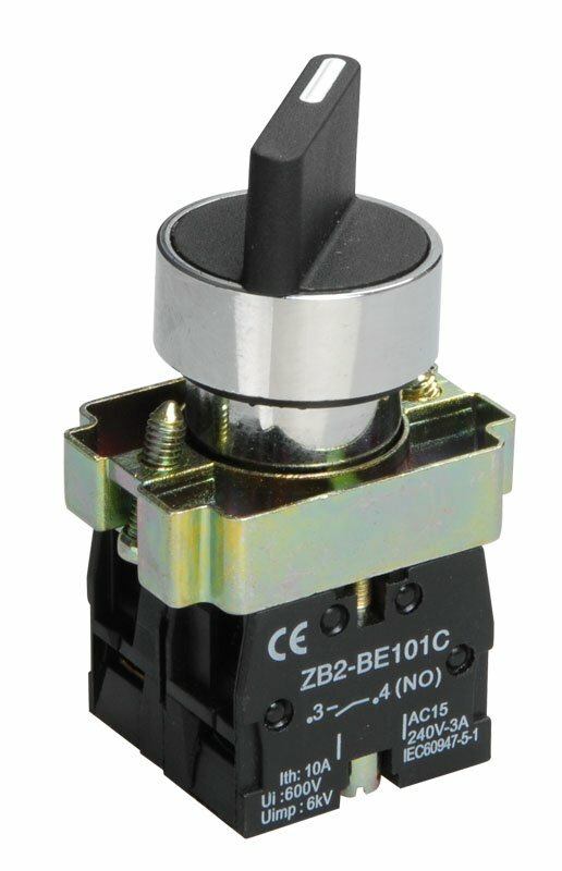 IEK LAY5 Переключатель LAY5-BD33 3 положения I-0-II стандарт ручка, BSW60-BD-3-K02