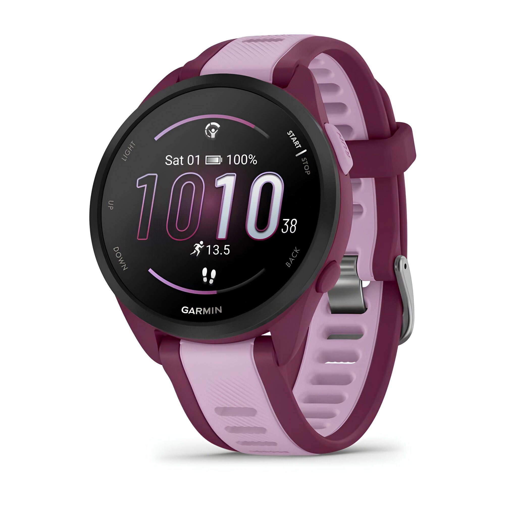 Умные часы Garmin Forerunner 165 Amoled Music Berry Lilac 010-02863-33