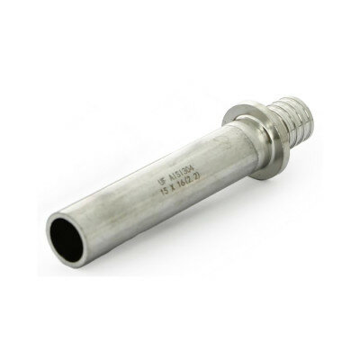 Муфта-вставка с переходом на аксиальное соединение 22 х 20 (2.8), нержавеющая сталь UNI-FITT