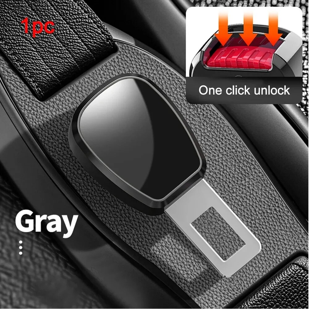 1/2 шт, удлинитель зажима для автомобильного ремня безопасности, удлинитель ремня 1pc Black