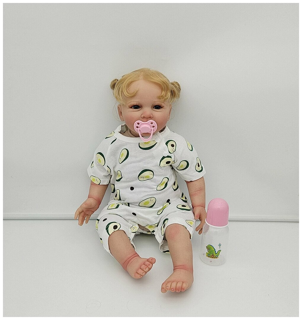 (Российский склад ) Кукла реборн 55 см, 3D краска, мягкая силиконовая игрушка для маленьких девочек, реалистичная, 22-дюймовая принцесса