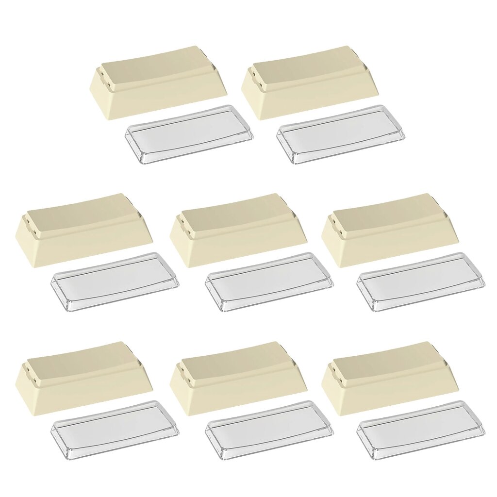 8 штук PBT без гравировки пустая крышка клавиши Оригинальная высота профиля 2U Окрашивание Сублимационные колпачки клавиш для переключателей MX