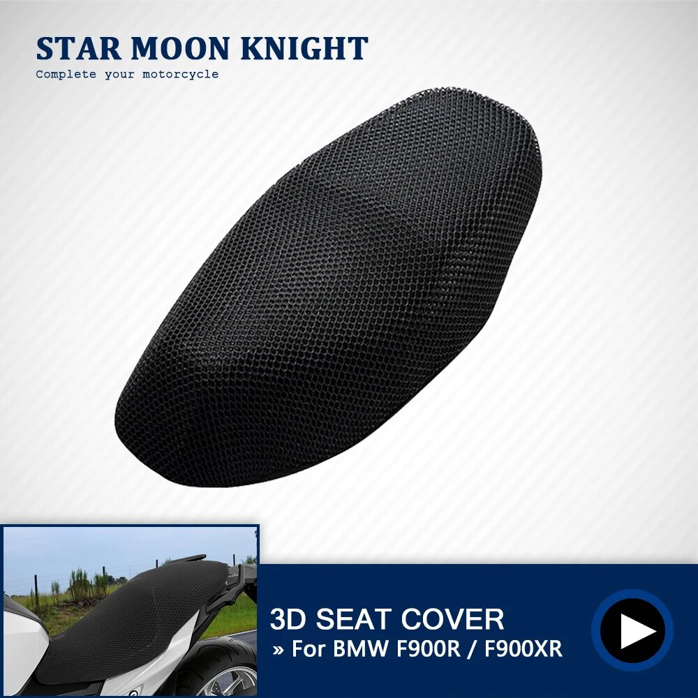 Аксессуары для мотоциклов BMW F900R F900XR, обтекатель заднего сиденья, крутой чехол, 3D сетчатая сетка, водонепроницаемая солнцезащитная защита 2020 2021 F900XR