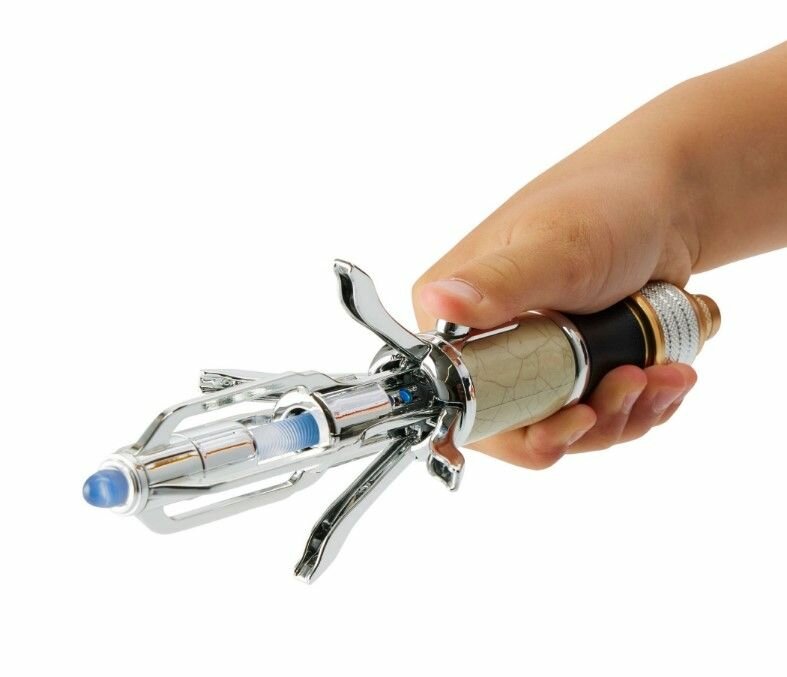 Звуковая отвертка Доктор Кто 14-го поколения - Doctor Who (хром)