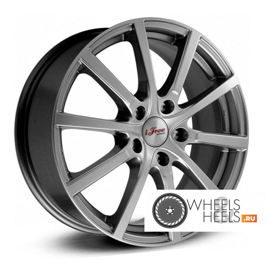 Диск автомобильный литой iFree Big Byz 17x7 5x112 et42 dia66.6 Антрацитовый