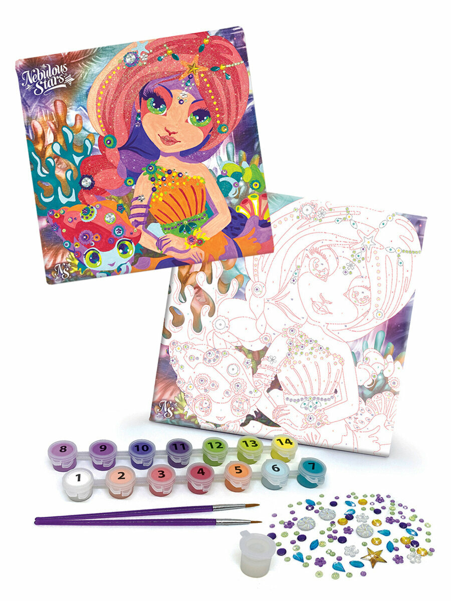 Набор для рисования по номерам Nebulous Stars серия Coralia, 11422_NSDA