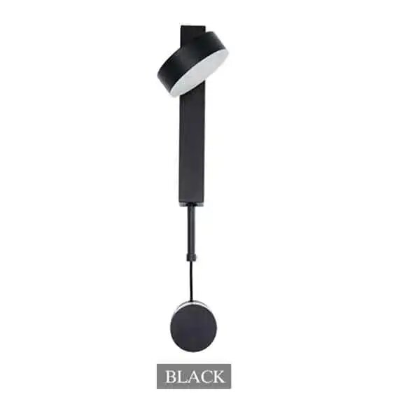 Настенная лампа YooE черная 7Вт/9Вт, 9W, Тёплый белый (2700-3500 K), Black