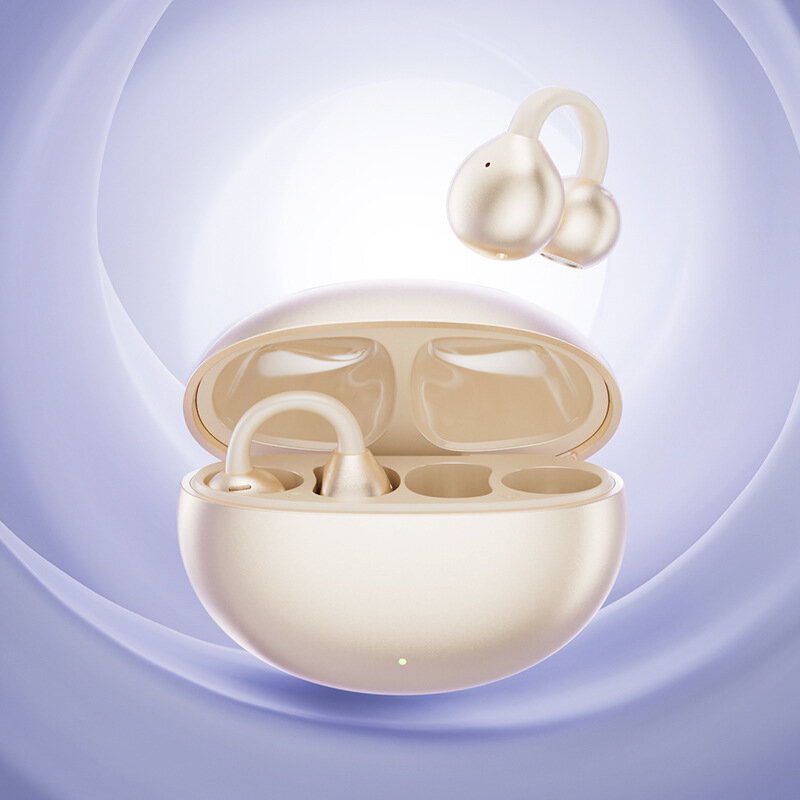 Беспроводные наушники Xiaomi с костной проводимостью HIFI Bluetooth 5,4, клипсы на ухе с цифровым дисплеем, водонепроницаемые спортивные гарнитуры с микрофоном, M91 Black 1pcs