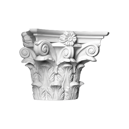 Капитель Полуколонны Европласт Лепнина 4.45.301 Ш265хВ208хГ132 мм.