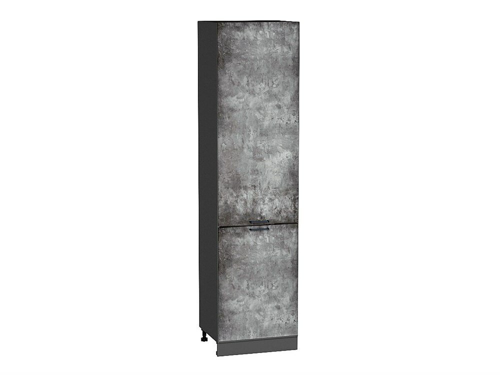 VVT Шкаф пенал с 2-мя дверцами Флэт Graphite, Temple Stone 2S, 2340, 600