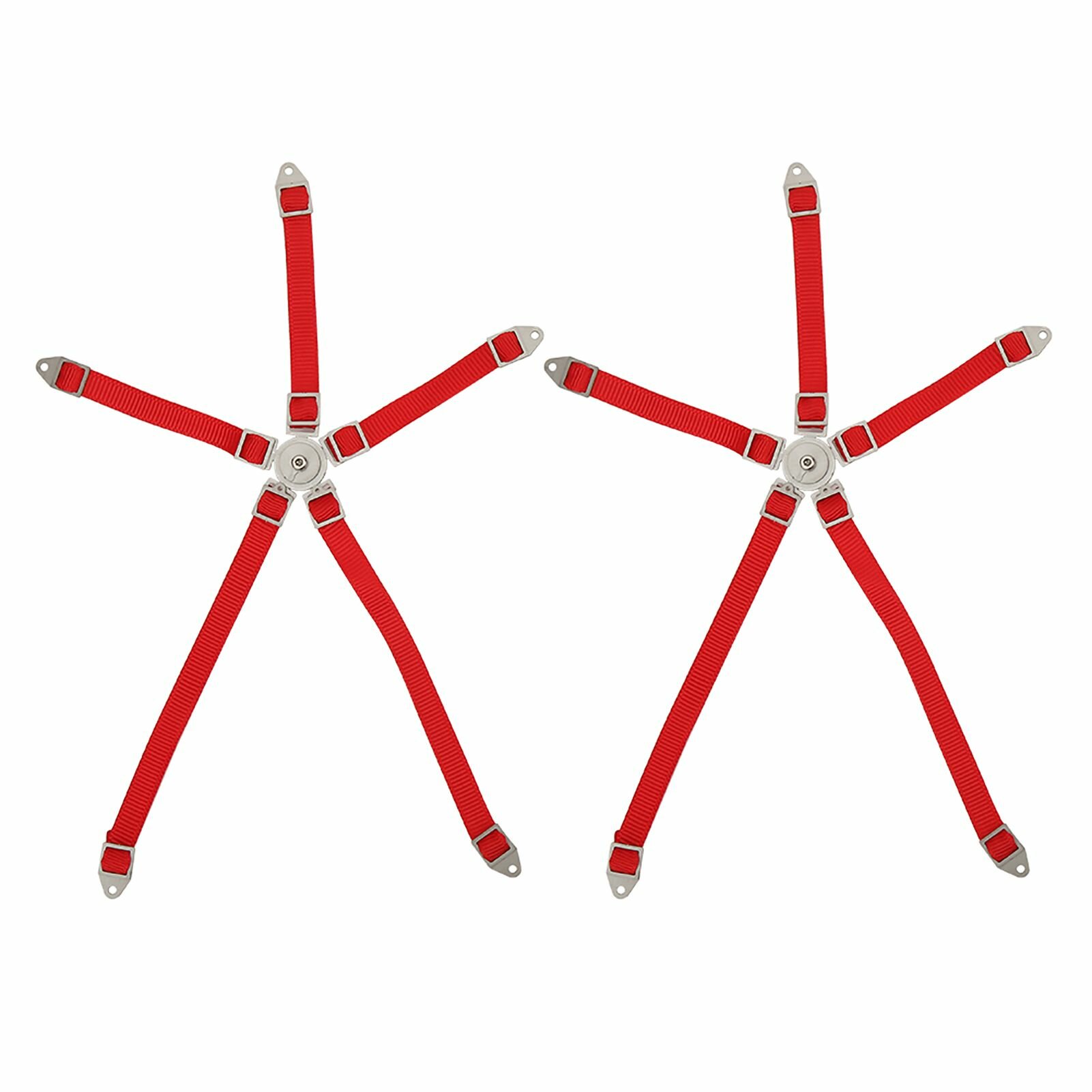 2 шт, имитация ремня безопасности водителя, ремень безопасности для Axial 1/10 90018 RC Course TruckRed